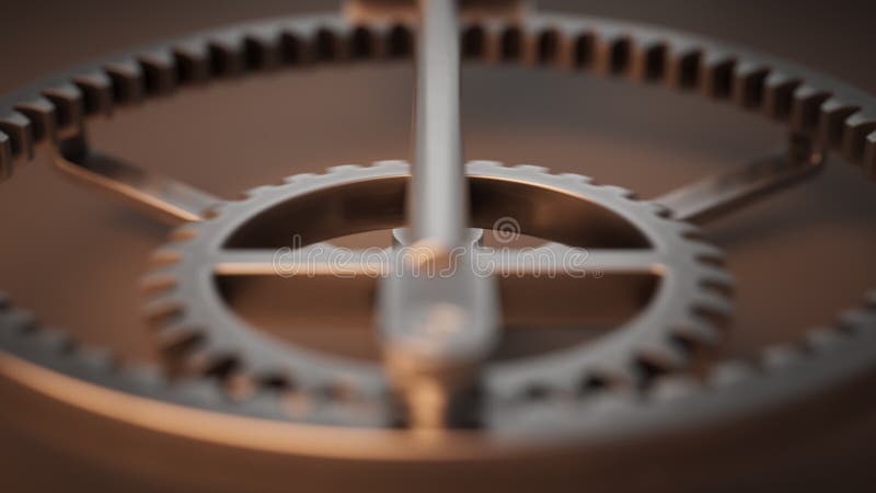 Looping Animation of a Gear Moving Along the Inner Teeth of Second Gear ...