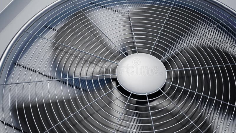 Looping Animation of Rotating HVAC Cooling Ventilation Unit Stock Video ...
