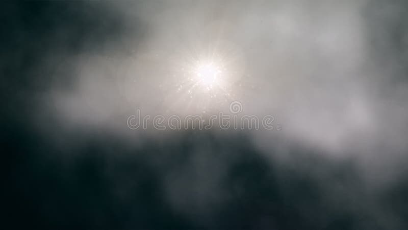 Sun Peeking through Stormy Clouds Loop Stock Video - Video of heaven ...