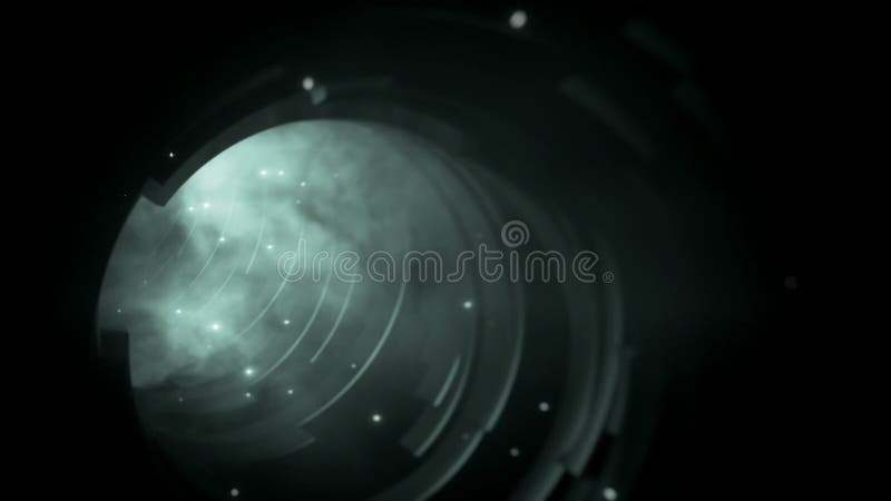 Looping Animation of a Wormhole, Cloudy and Sparks. Stock Video - Video ...