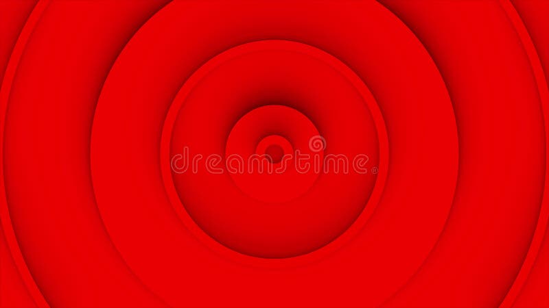 Looping Background Animation with Red Concentric Circles Moving from ...