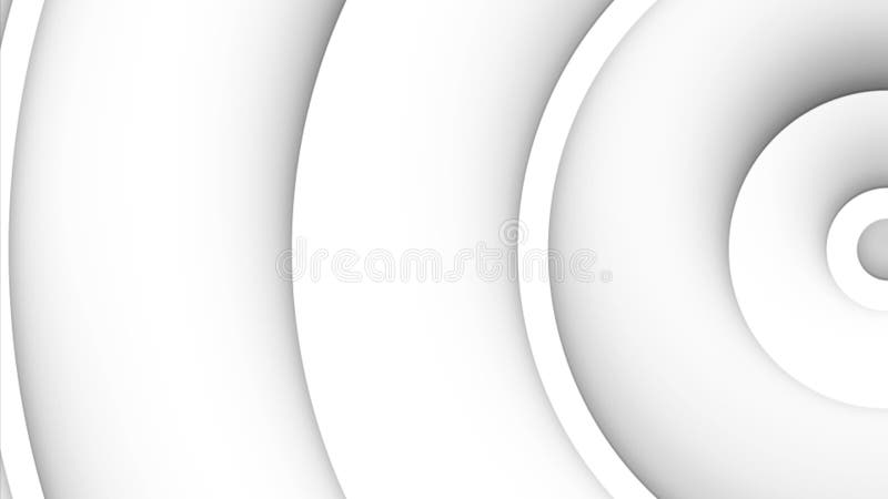 Looping Background Animation with Orange Concentric Circles Moving from ...