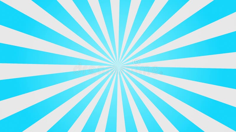 Looping Blue Radial Rays Rotating Over White Background Stock Footage ...
