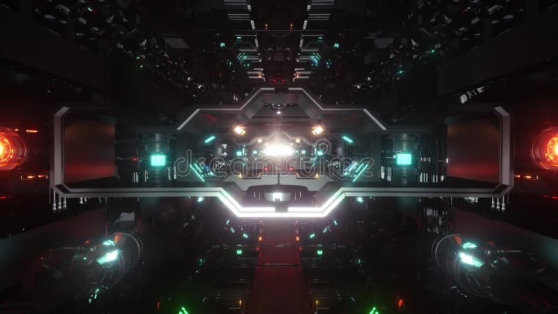Futuristic Tunnel Animation Stock Video - Video of bending, energy ...
