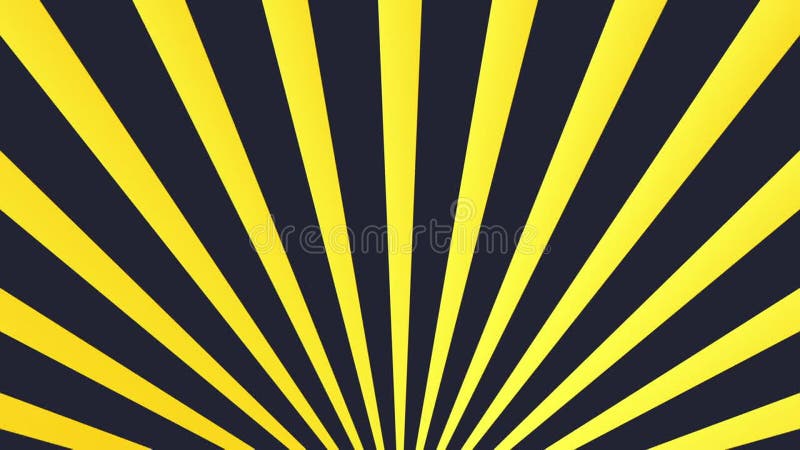 Looping 3D Abstract Background of Rotating Radial Rays with Bold ...