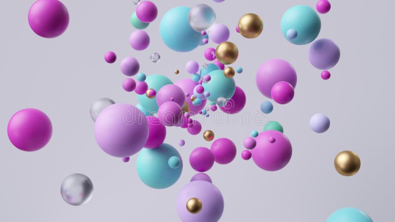 Looping 3d Animation, Minimalist Abstract Geometric Background ...