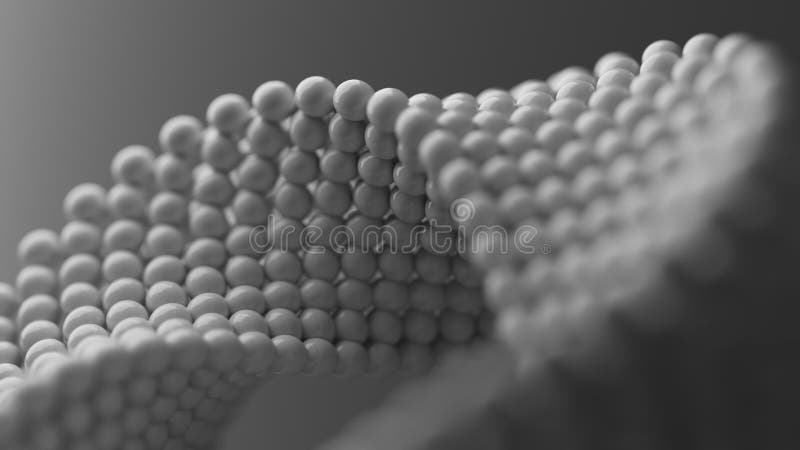 Looped 3D Animation of the Rotation of a Geometric Mobius Figure. Stock ...