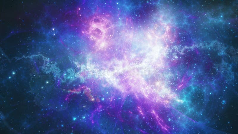 Abstract Nebula Galaxy Space Travel Starfield Looping Background Stock ...