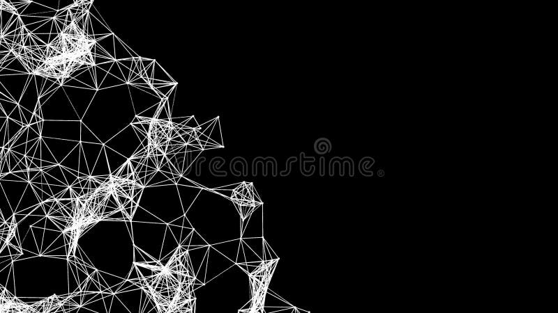 Looping Plexus Connections Background Animation Stock Footage - Video ...