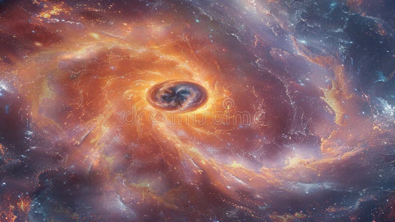 Looping Rotation of Spiral Galaxy in Milky Way, Star-filled Universe ...