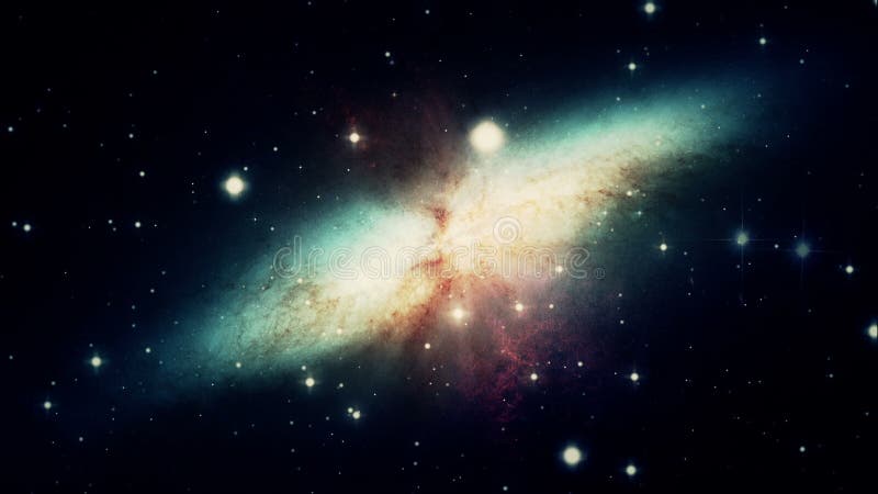 Looping Space Flight through a Galaxy Stock Video - Video of intro ...