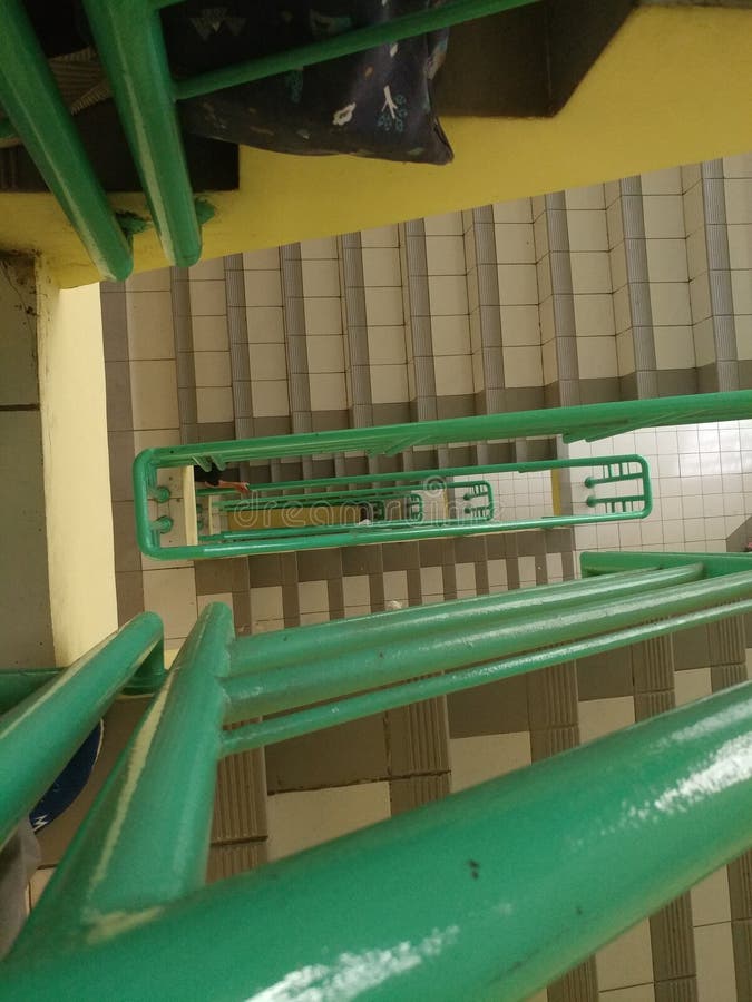 Looping Stairs in University Stock Image - Image of line, university ...