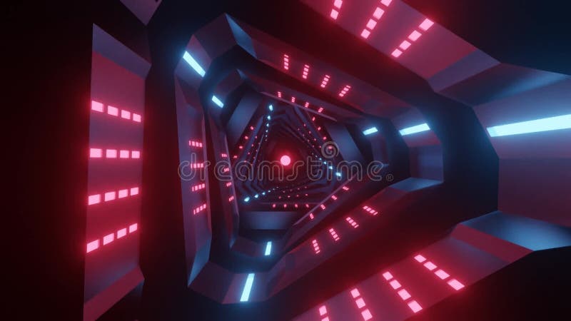 The Looping Tunnel Animation is Suitable for Sci-fi, Cyber, Future, and Other Theme Backgrounds ...