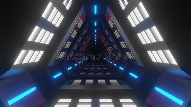 The Looping Tunnel Animation is Suitable for Sci-fi, Cyber, Future, and ...