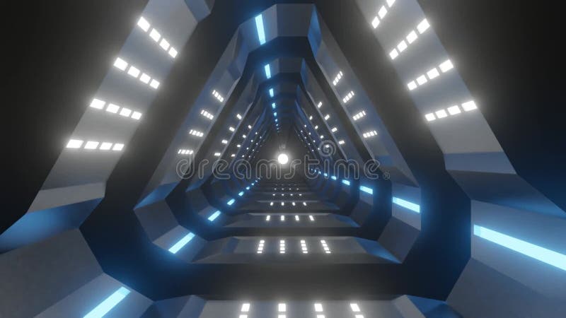The Looping Tunnel Animation is Suitable for Sci-fi, Cyber, Future, and ...