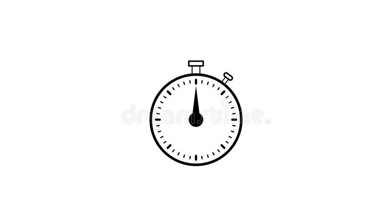 Stopwatch Action with Dynamic Red Timer Animation Stock Video - Video ...