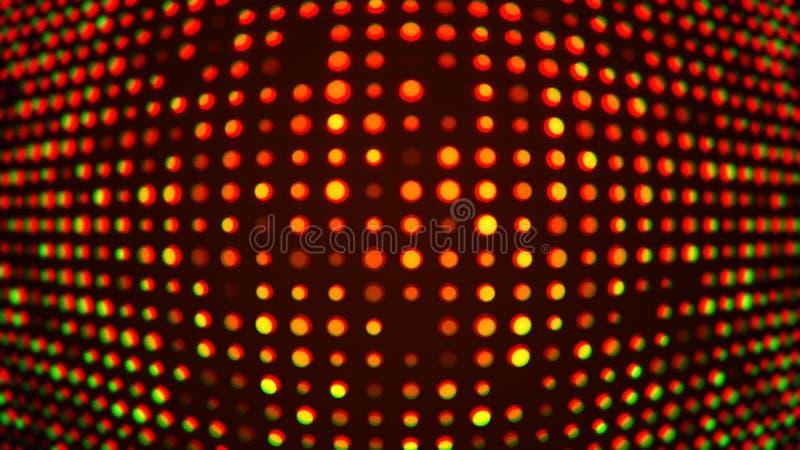 Looping Wave of a Blinking Red LED Screen Lights Stock Footage - Video ...