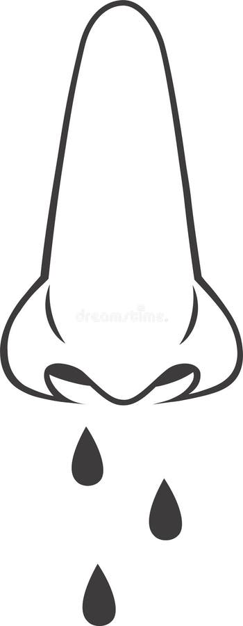 Neus Op Witte Photo-realistic Vectorillustratie Wordt Ge?soleerd Die ...