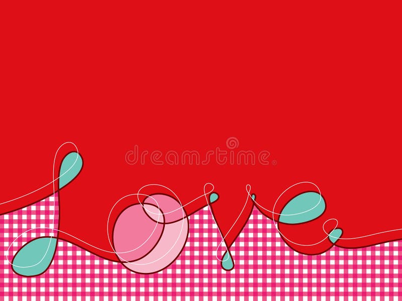 Loopy Love Lines Pink Plaid Stock Vector - Illustration of decorative ...