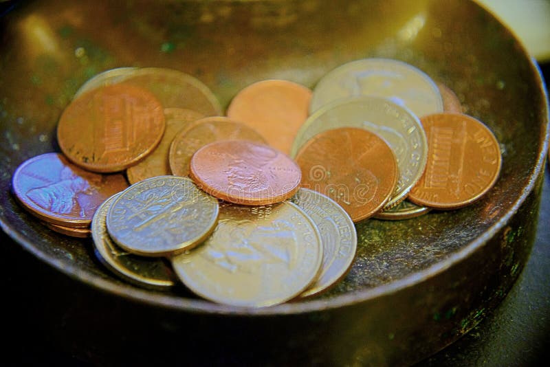 Loose change stock photo. Image of coins, tray, loose - 51537512