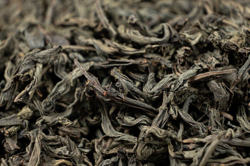 Loose Leaf Black Tea, Macro Texture Stock Photo - Image of bold ...