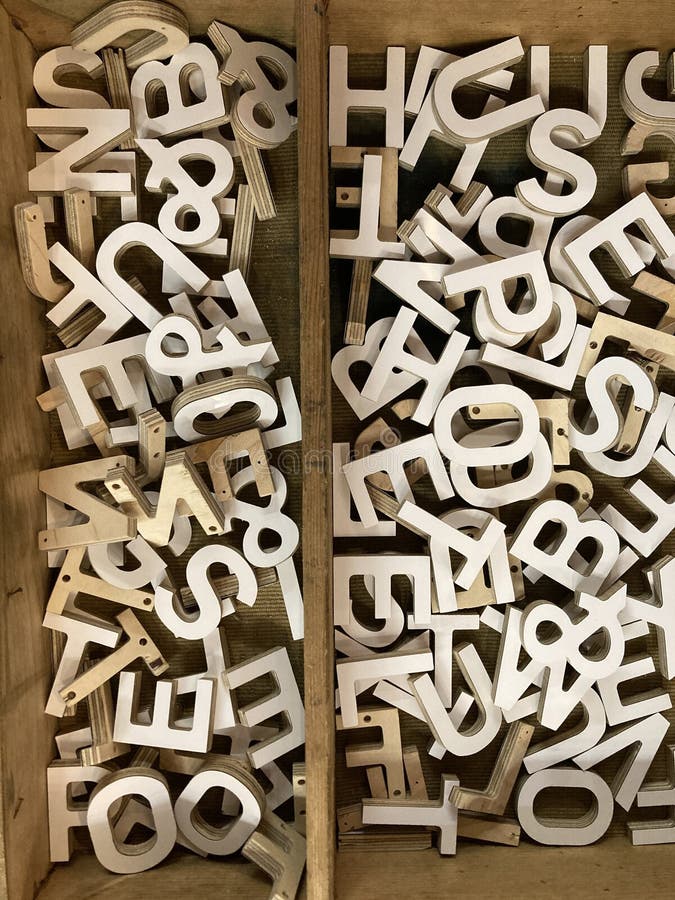 Loose letters stock photo. Image of text, wood, loose - 242486200
