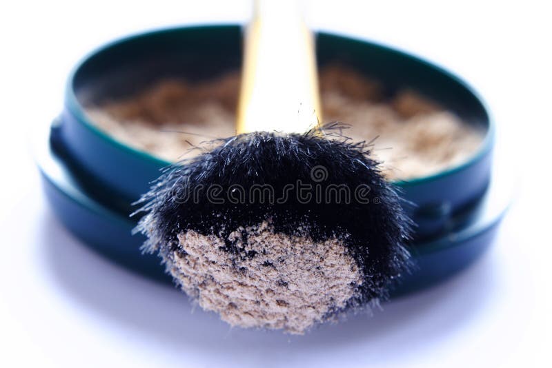 Loose powder stock image. Image of beauty, light, apply - 390317