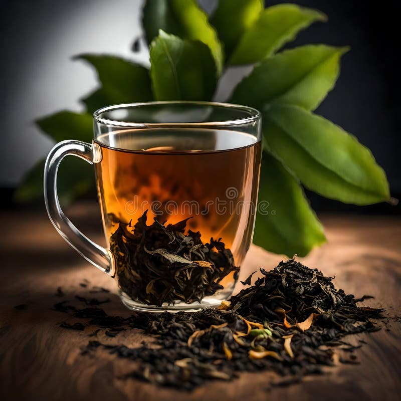 Loose Tea Leaves - Ai Generated Image Stock Illustration - Illustration ...