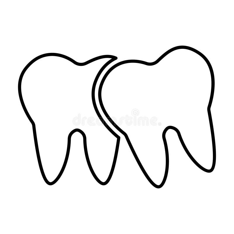 Loose Tooth Icon stock vector. Illustration of tooth - 286662737