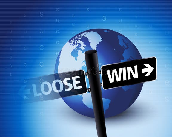 Loose & win situation stock illustration. Illustration of design - 8139602