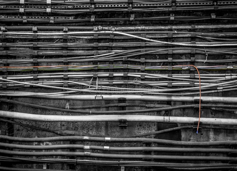 Loose Wires Caused Fire Inside Electrical Fuse Box Stock Photo - Image ...