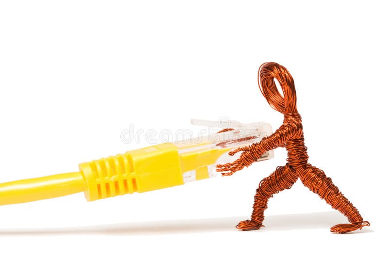 Loose The Wire Copper Dude Picture. Image: 18550356