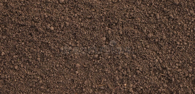 Loosened Soil As a Background. Brown Ground Surface Stock Photo - Image ...