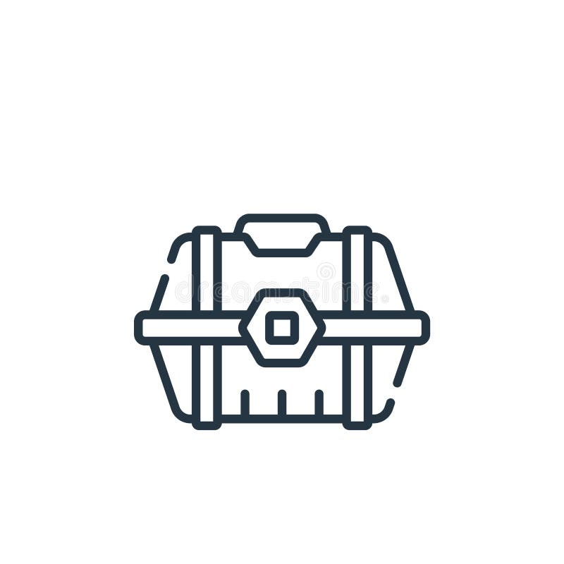 Loot Box Icon. Square Cube Outline Box with Question Marks. Surprise ...