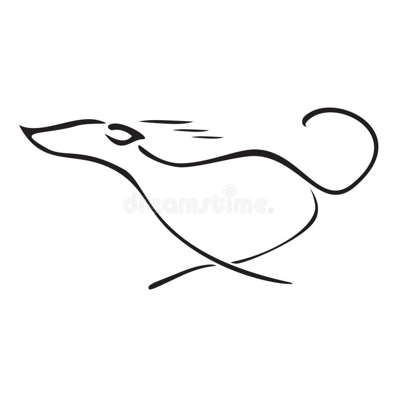 Lopende windhond vector illustratie. Illustration of lijn - 29230791