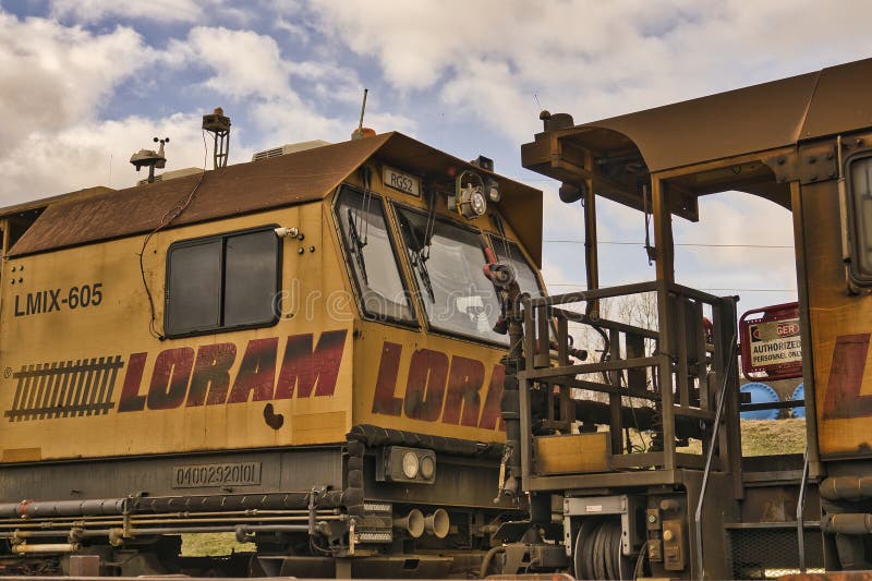 Loram Maintenance Railroad Train Engine Usa 2025 Stock Photos - Free ...