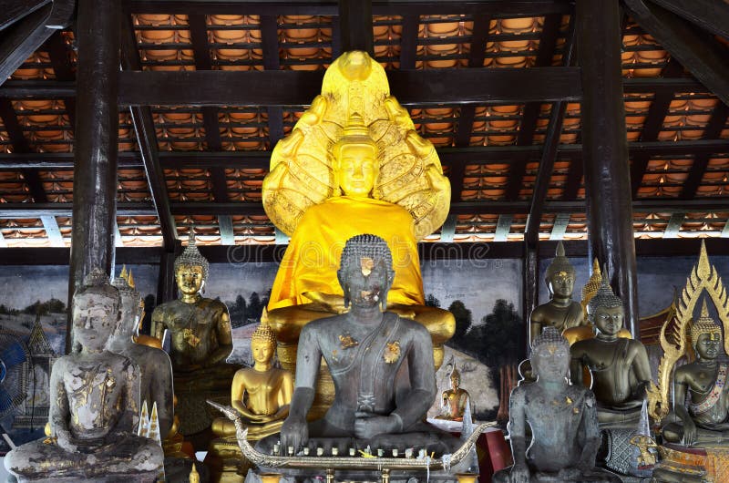 Lord Buddha in Buddhist Temple Stock Photo - Image of faith, ancient ...