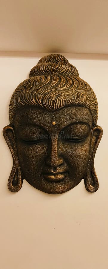 Lord Buddha, God, Metal, Wall Art Stock Photo - Image of wall, buddha ...