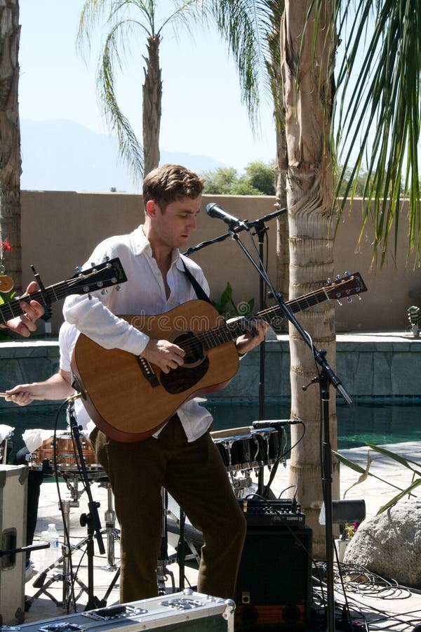 Lord Huron in Concert in Indio California Editorial Stock Image - Image ...