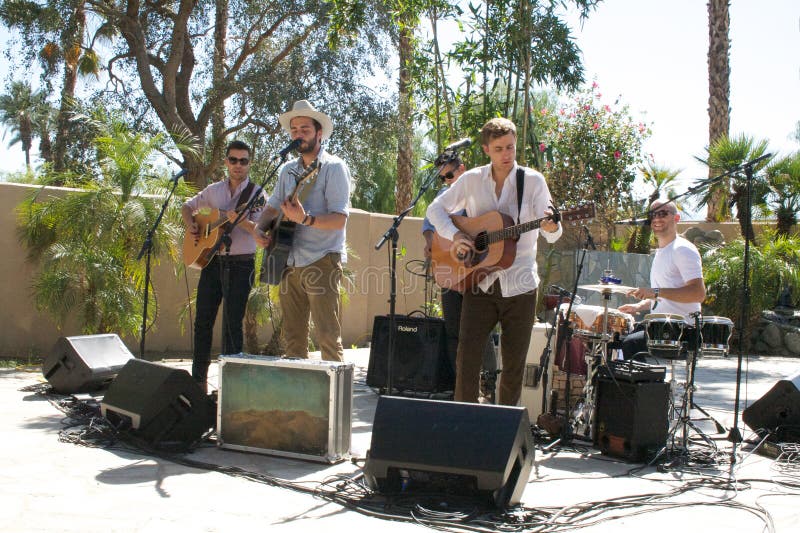 Lord Huron in Concert in Indio California Editorial Photo - Image of ...