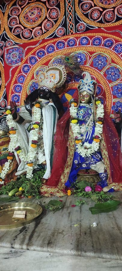 Lord Krishna &Radha Maa Loves Stock Photo - Image of lord, krishna ...