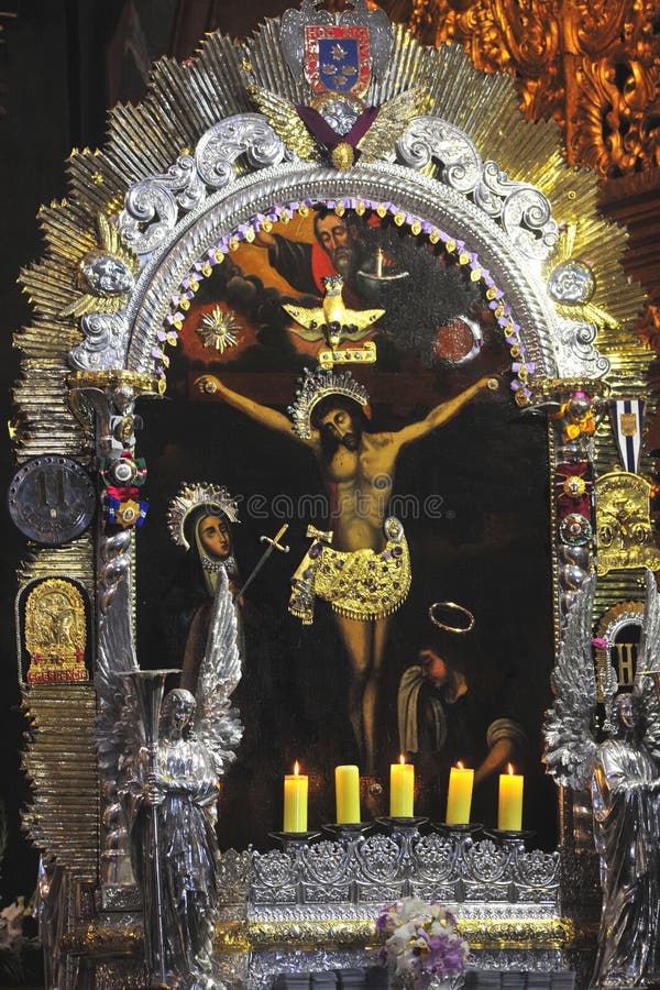 Lord of the Miracles,paint Catholicreligious,portrait of Jesus Stock ...