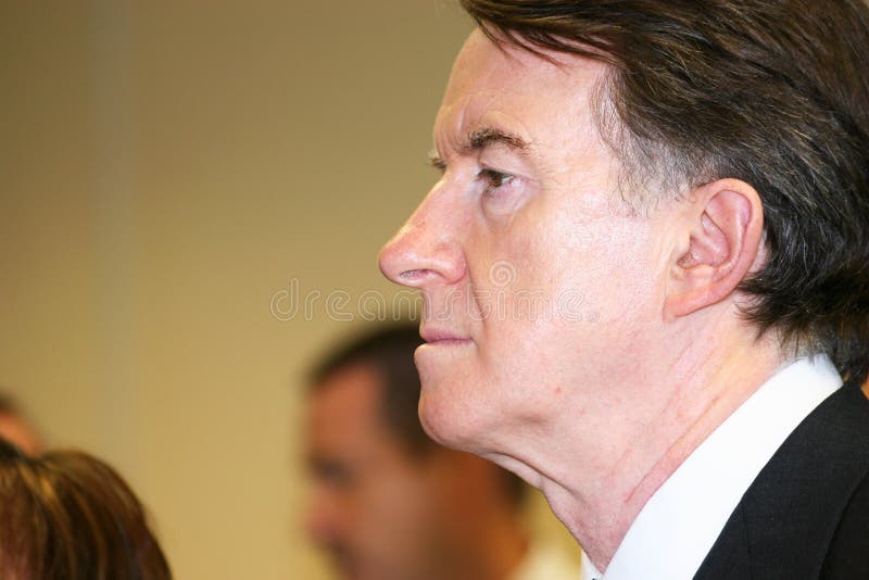Lord Peter Mandelson. editorial stock photo. Image of peter - 13162213