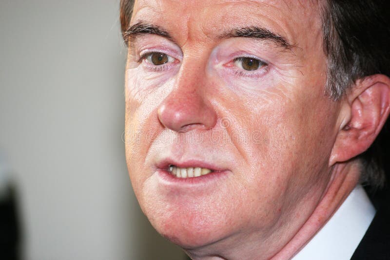 Lord Peter Mandelson editorial stock photo. Image of mandelson - 23068583