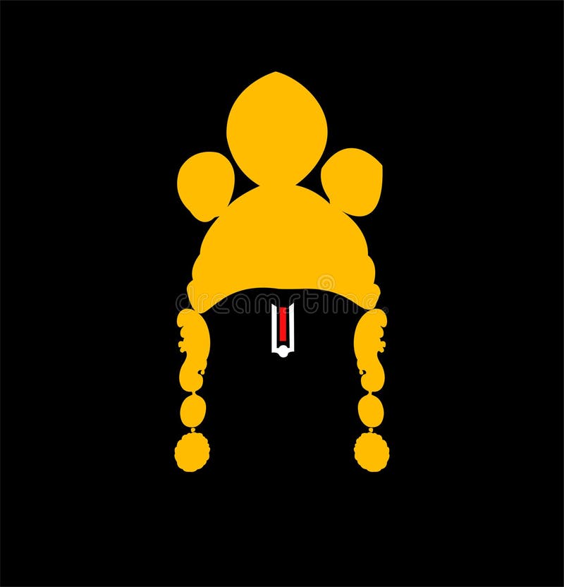 Lord Ram Lalla Face Vector Icon Stock Vector - Illustration of hindu ...