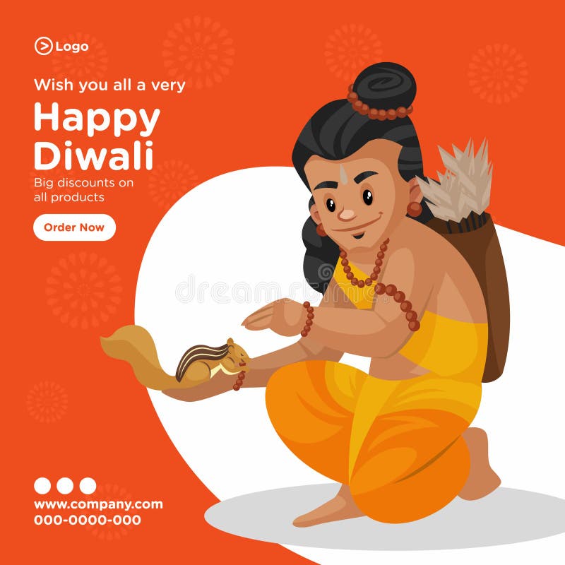 Banner Design of Festival of Lights Happy Diwali Stock Vector ...