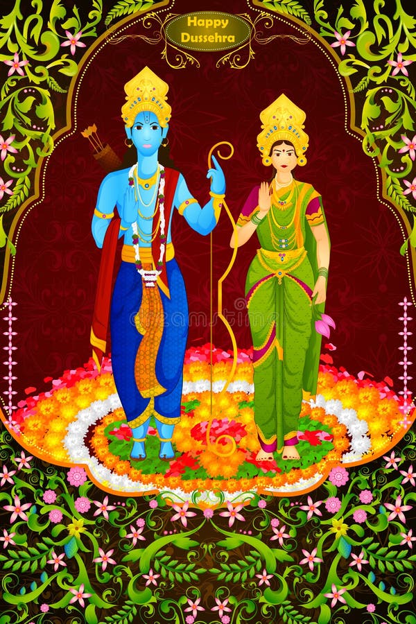 Lord Rama Blessing Stock Illustrations – 420 Lord Rama Blessing Stock ...