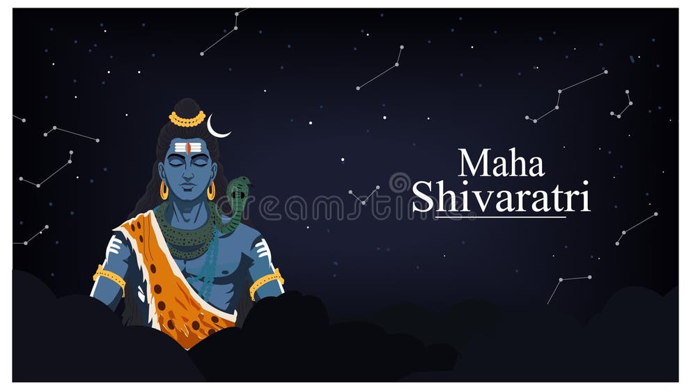 Lord Shiva Cosmic Meditation Illustration for Maha Shivaratri Stock ... Lord Shiva Cosmic Meditation Illustration for Maha Shivaratri Stock ...