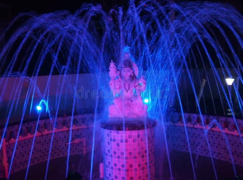 The Lord Shiva in the Founten Stock Photo - Image of shiva, lord: 170955392