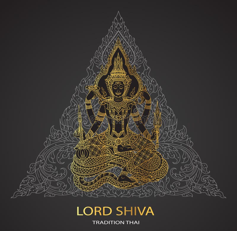 Lord Shiva Eyes, Illustration of a Hindu Festival Celebrated of Shiva ...